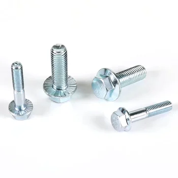 Carbon Steel Grade 8.8 Din 6921 Zinc Plated Hex Flange Bolt - Buy Carbon Steel Din 6921 Zinc ...