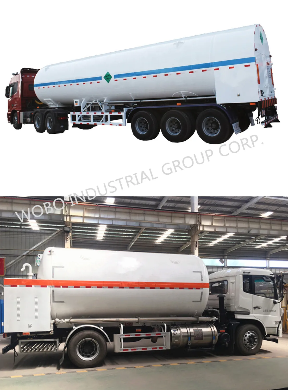 ASME LPG LNG Cryogenic Chemical Liquid Oxygen Transporter Truck for Sale