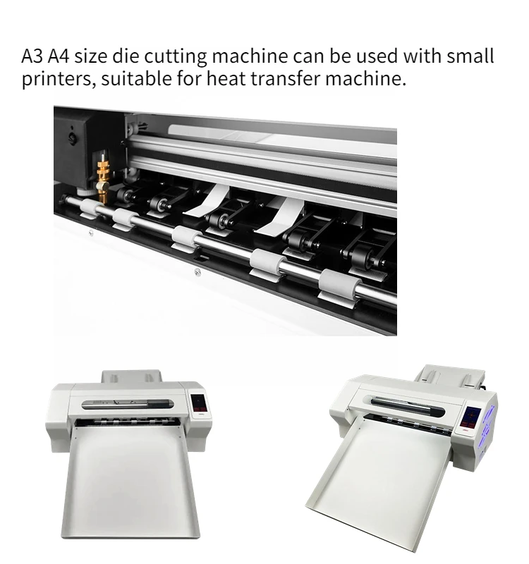 New Model Vinyl Sticker Die Cutting Machine Automatic Label Cutting ...