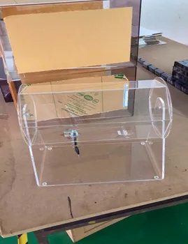 Roller Type Clear Acrylic Lucky Draw Box - Buy Lucky Draw Box,Acrylic ...