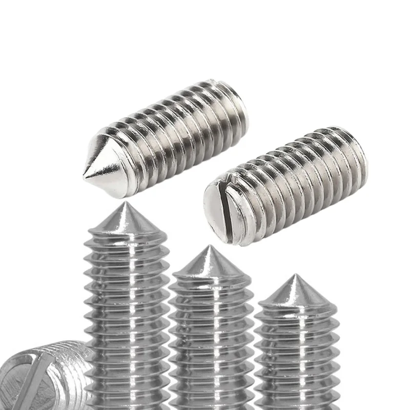 Din 553 Tip Points Slotted Head Set Screw| Alibaba.com