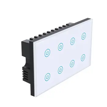New Zigbee 8 Gang Touch Panel Brazil Latin America Middle East British ...