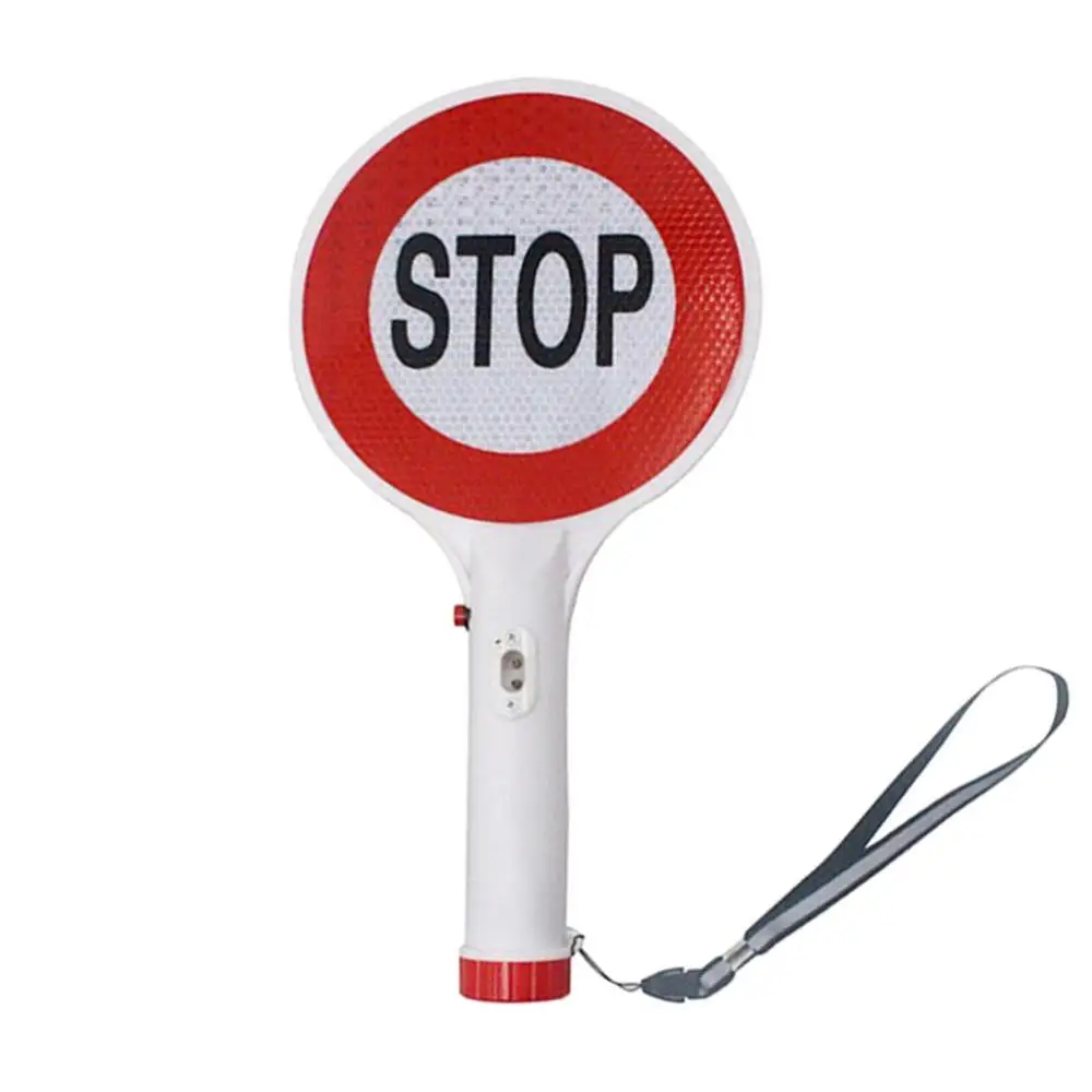 Traffic Safety Signs Handheld Led Flashing Stop Sign Led Stop Go ...
