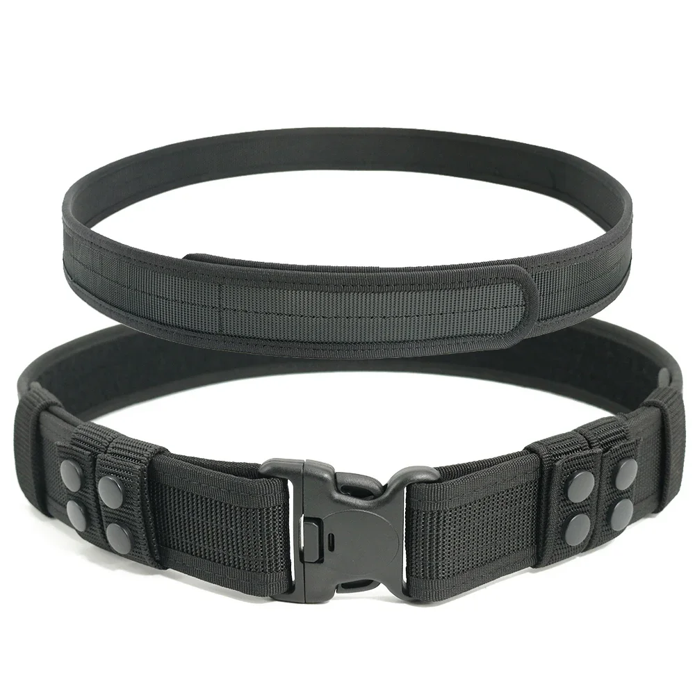 Tactical Heavy Duty Rigger Belts with Molle Combat Webbing