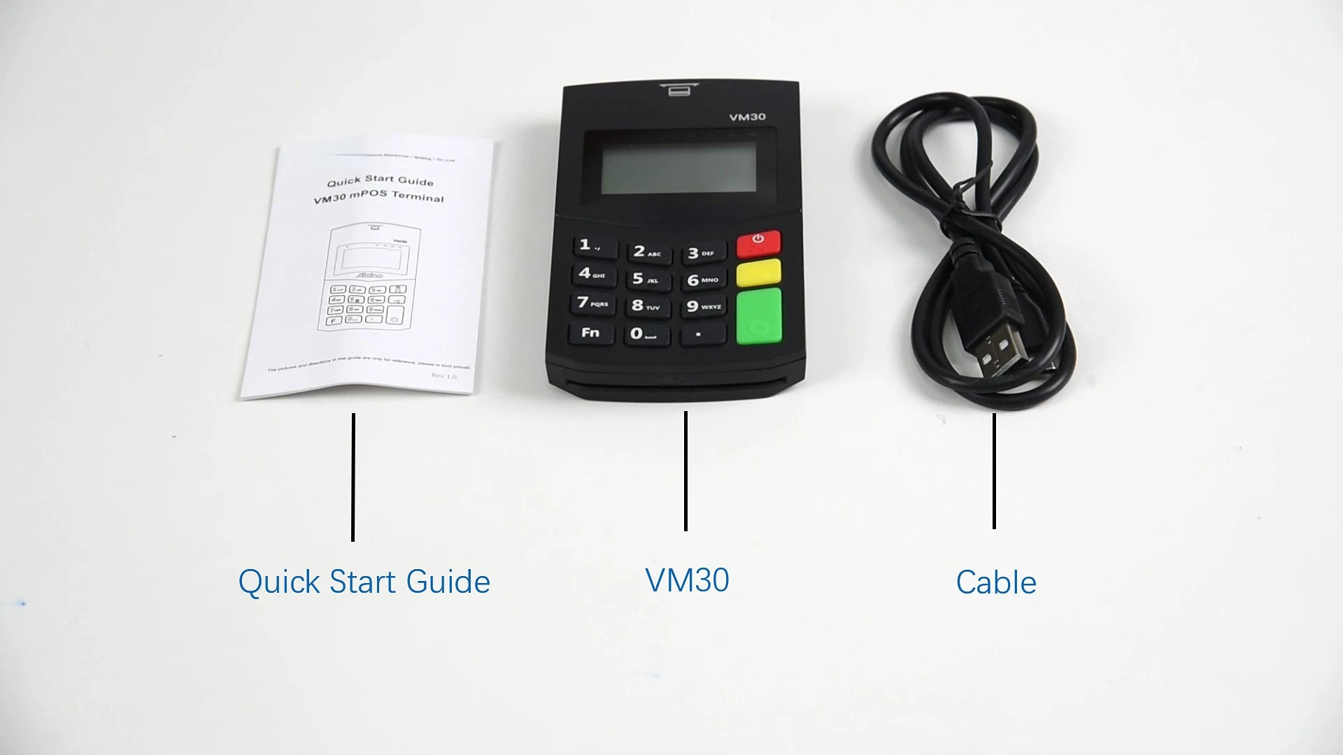 Pos Terminal Mini Device Mobile Nfc Card Reader Payment System Handheld ...