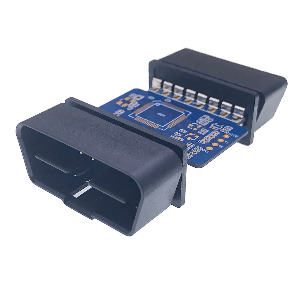 OBD1 OBD2 16pin Male Connector for PCB - Right Angle Pins