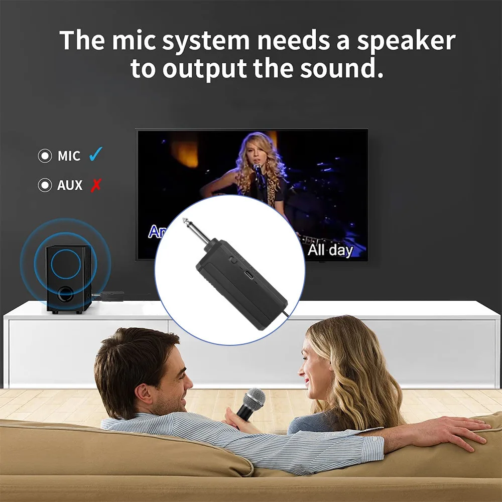 Wireless Lavalier Lapel Microphone - Portable & High Sound