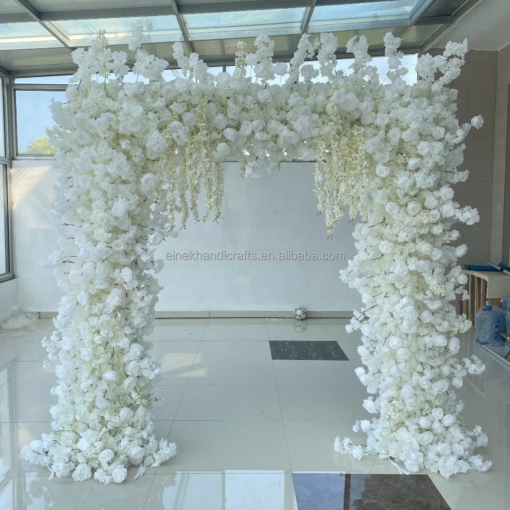 8ft X 8ft Flower Wall Panel Backdrop Wedding Decor Stands Artificial ...