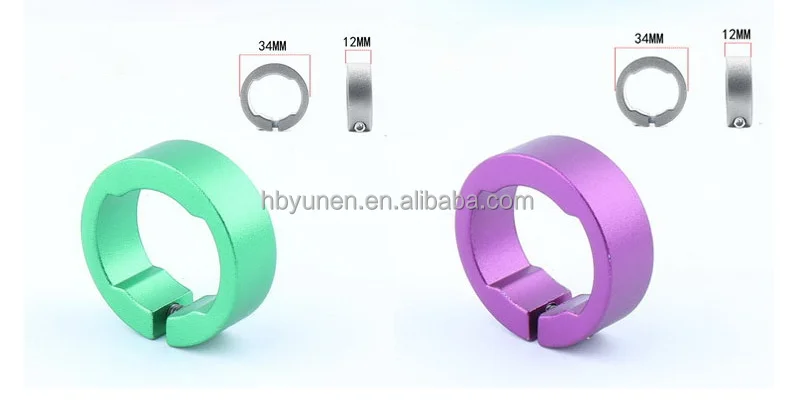 Bike Grips End Locking Rings Bicycle Grips Aluminum Alloy Lock Ring ...