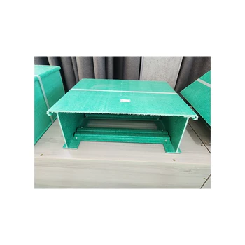 Polyurethane Pultrusion Fiberglass Profiles 500mm Cable Tray Electrical ...