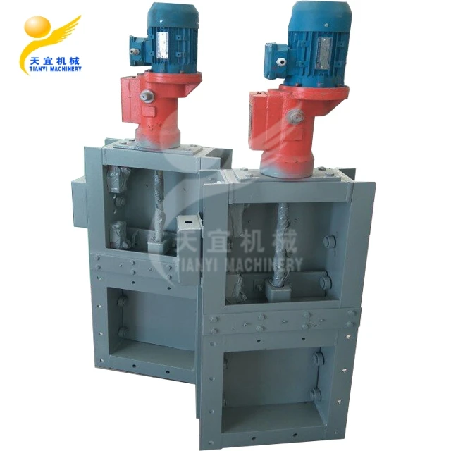 TIANYI Industrial Square Type Motorised Dust Tight Electric Gate Valve ...