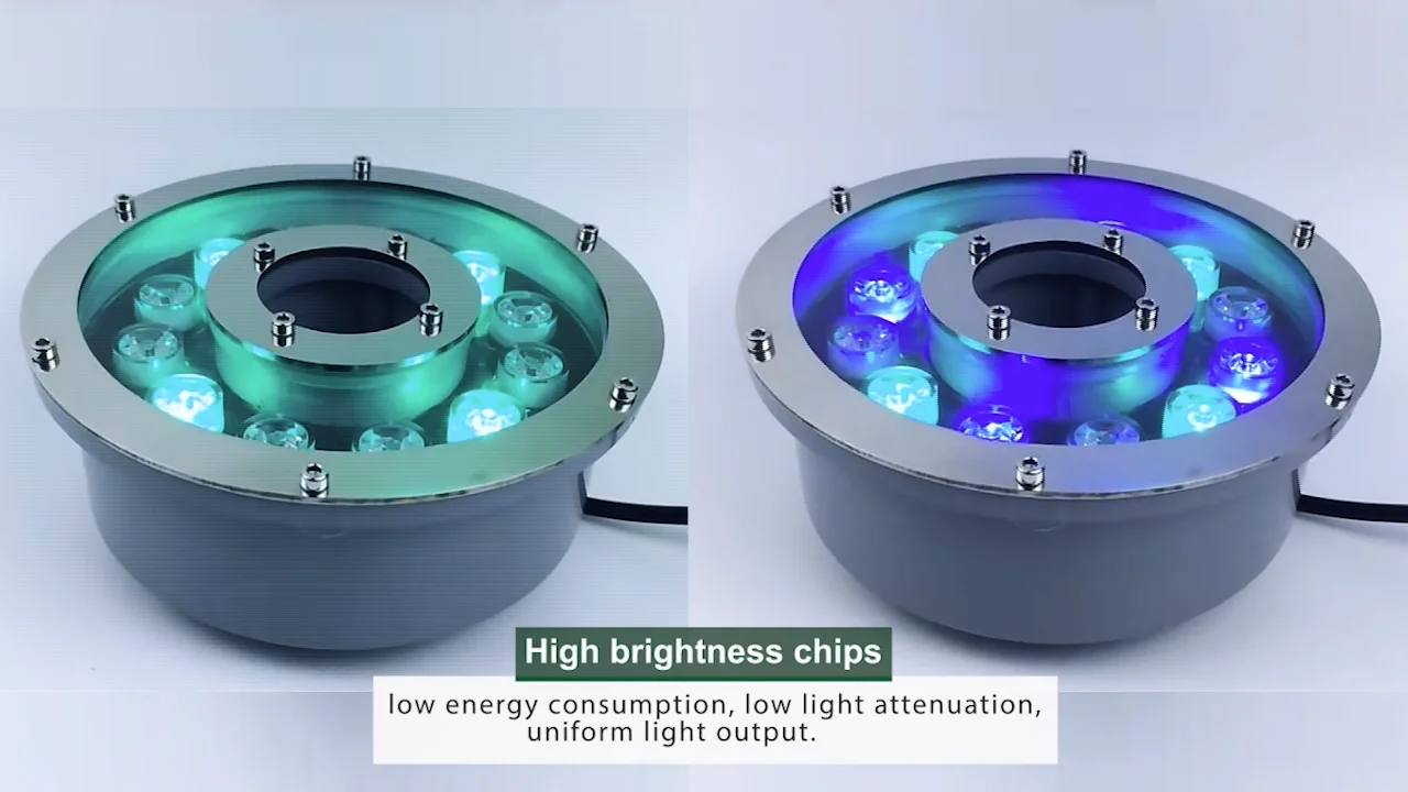 Christmas Underwater Light Donut Ring Submersible Dmx Rgb Waterproof ...