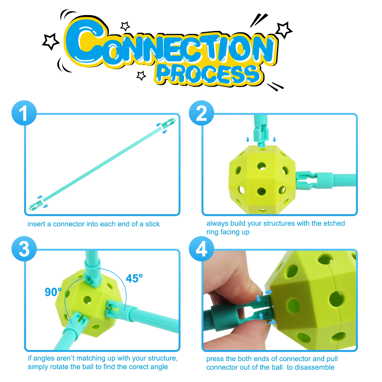 Alibaba.com: 210PCS DIY Glow Fort Building Sets, Construction Castles ...