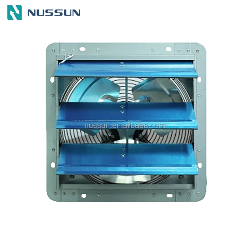 Factory Export Automatic Shutter Exhaust Fan Industrial Livestock Farm ...