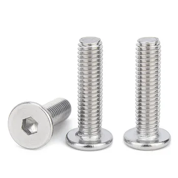 Stainless Steel Ss Flush Head Bolts M2.5 M3 M4 M5 M6 M8 Flat Head ...
