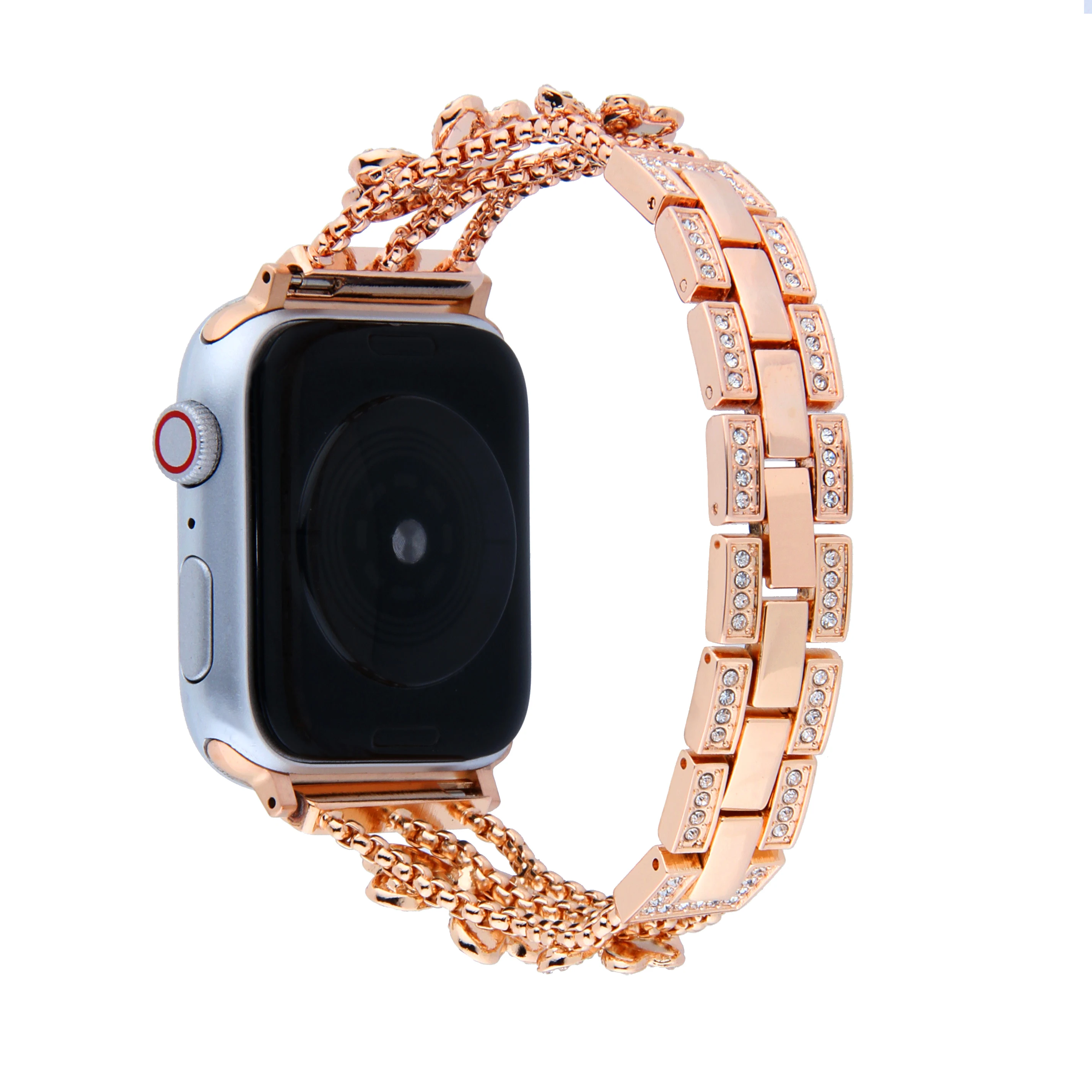 Smartwatch Mental Chain Luxury Strap Belt Bracelet for apple Watch Band ...