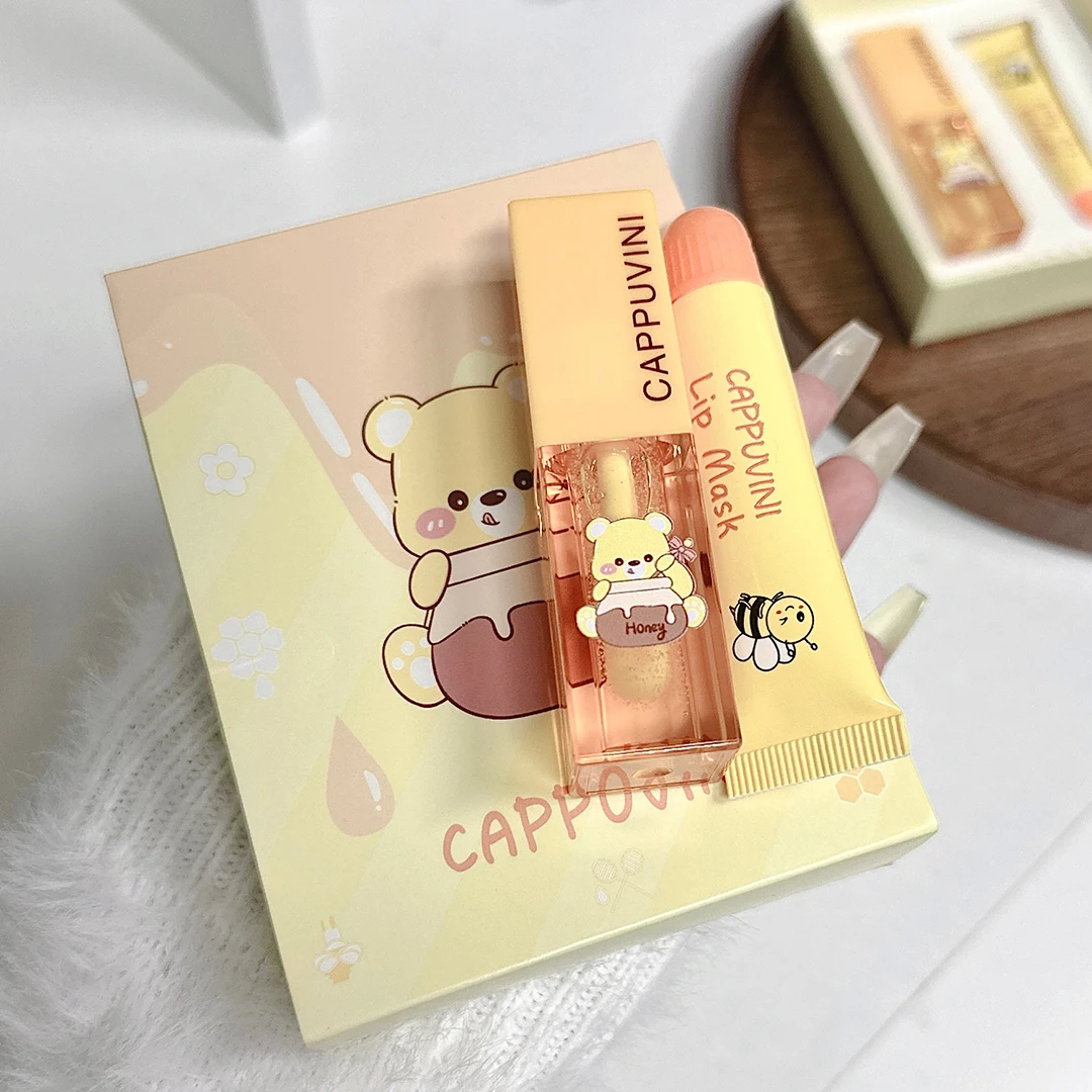 Cappuvini Lip Oil & Sleep Labial Membrane - Moisturize & Fade Lip Lines