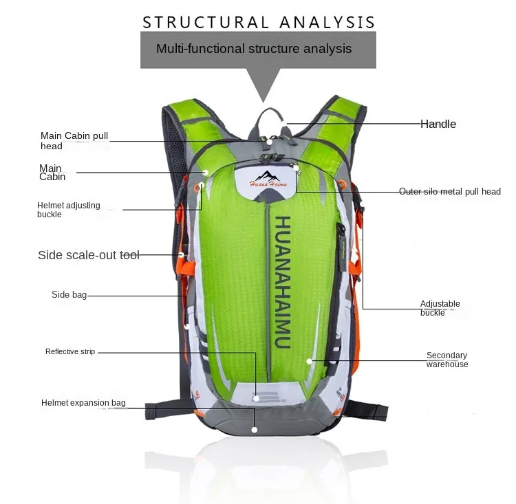 Outdoor Sport Bicycle Bag Cycling Backpack Breathable Bike Water Bag ...