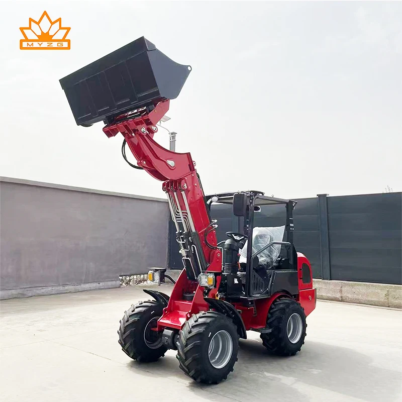 4WD Diesel Telescopic Front Wheel Loader 2300kg Load Capacity 900kg ...