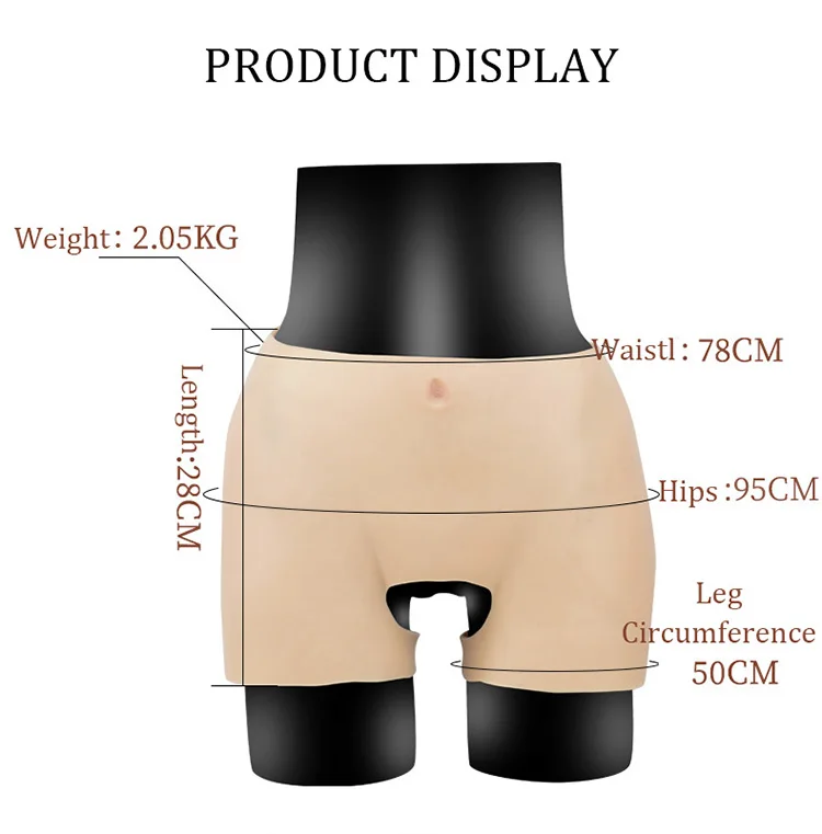 Find Cheap, Fashionable and Slimming Silicone Hip and Fake Buttocks Silicone Artificial Butt ...
