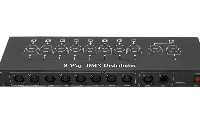 Sc 8 Way Optical Isolation Dmx Splitter Amplifier Distribution St-8 For ...
