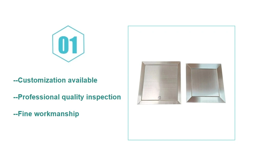 Stainless Steel Access Panel Inspection Door With Cylinder Lock - Buy ...