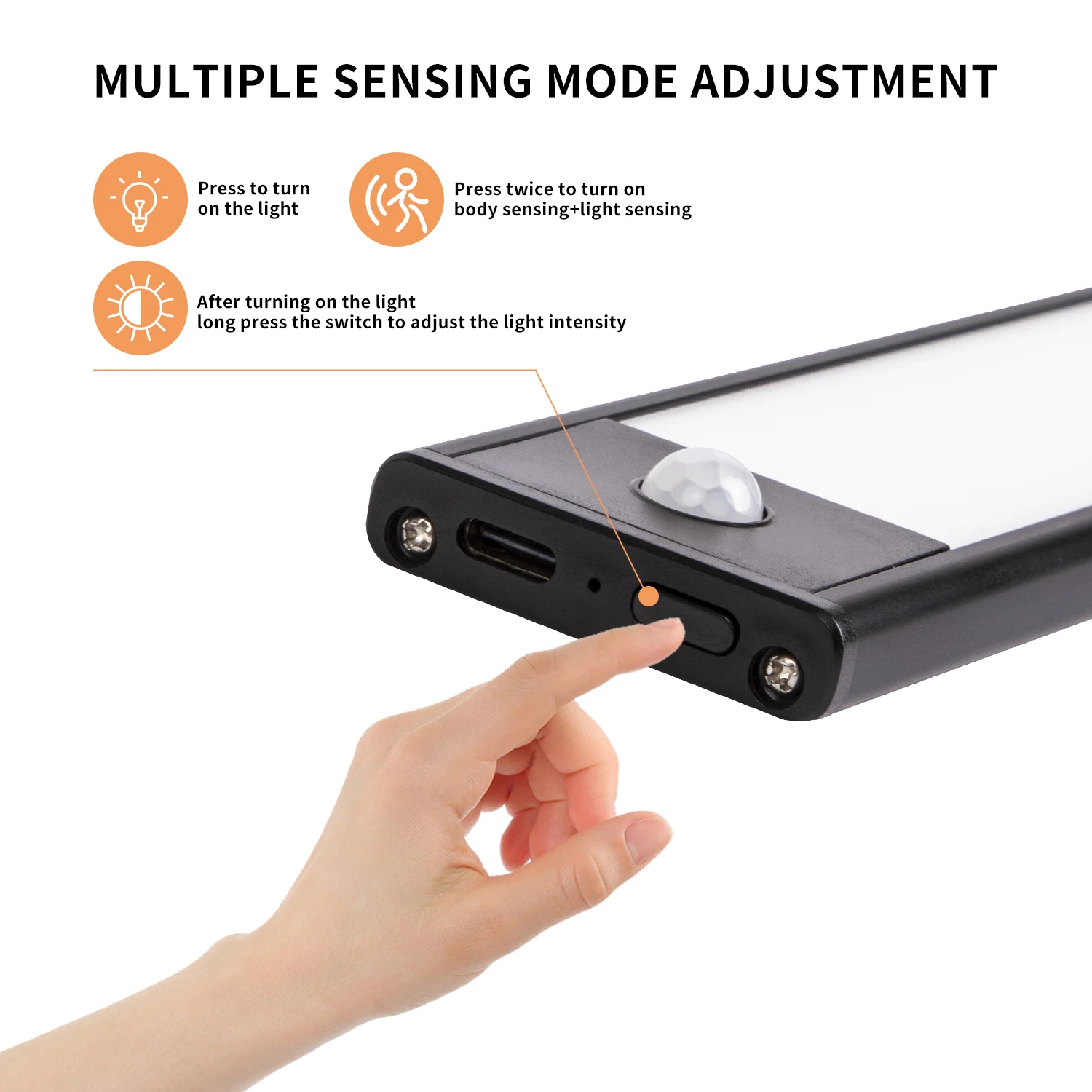 Usb Rechargeable Led Motion Sensor Cabinet Light - Oem | Wholesale