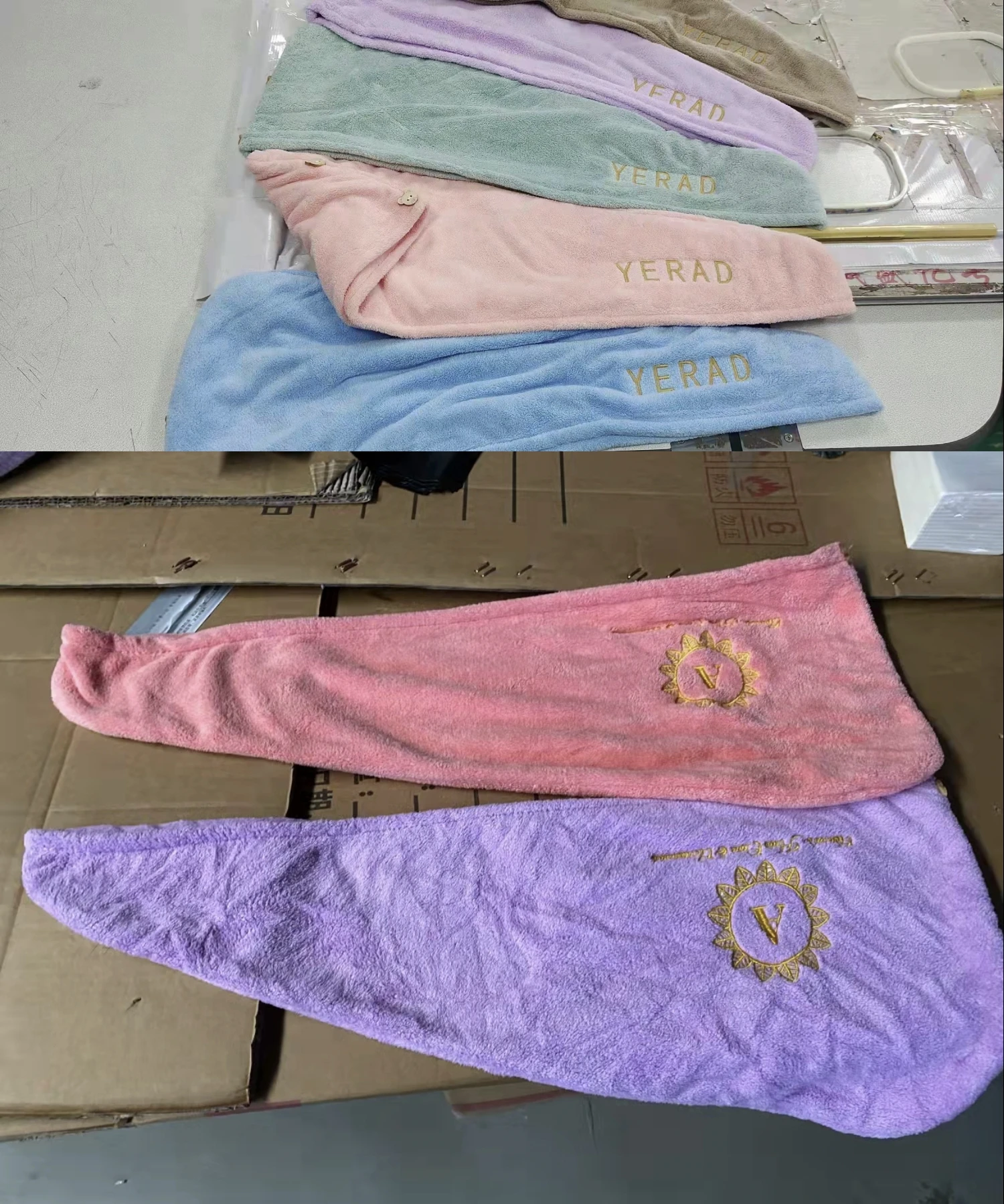 Magic Super Absorbent Microfiber Hair Towel Wrap for Women Quick Dry ...