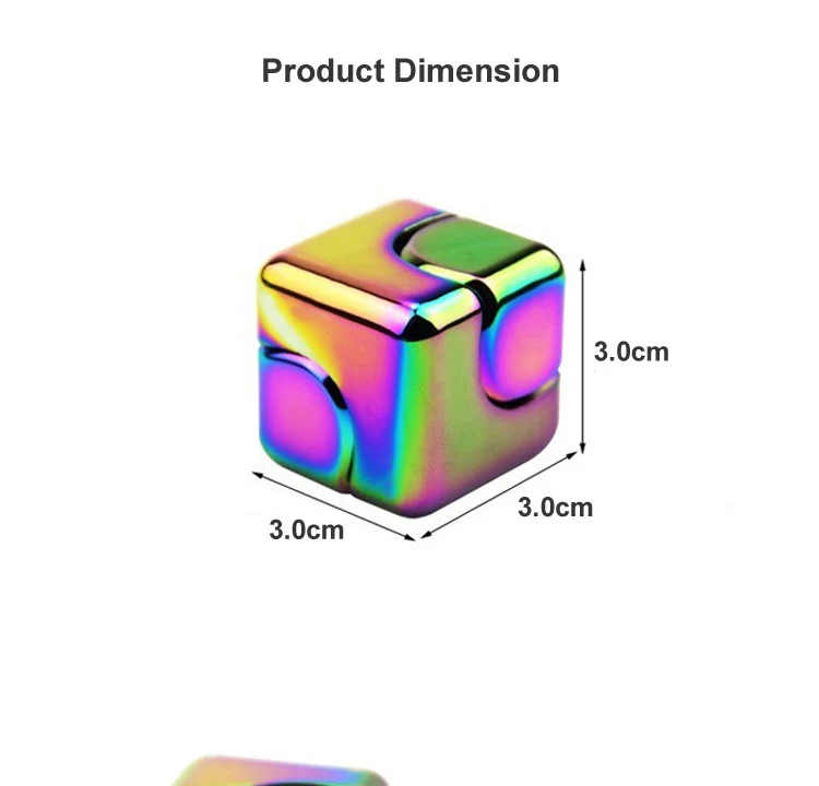 Metal Infinity Cube Fidget Toy - Anti-Anxiety Focusing