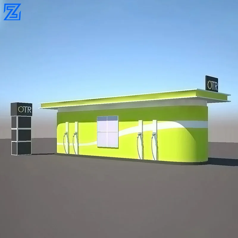 Portable 20ft 40ft Container Skid Tank Diesel Service Filling Station ...