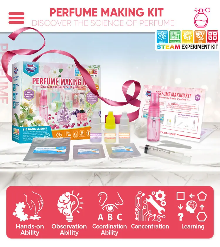 Homemade Perfume Kit Make Your Own Special Scents Perfume Lab Safety ...