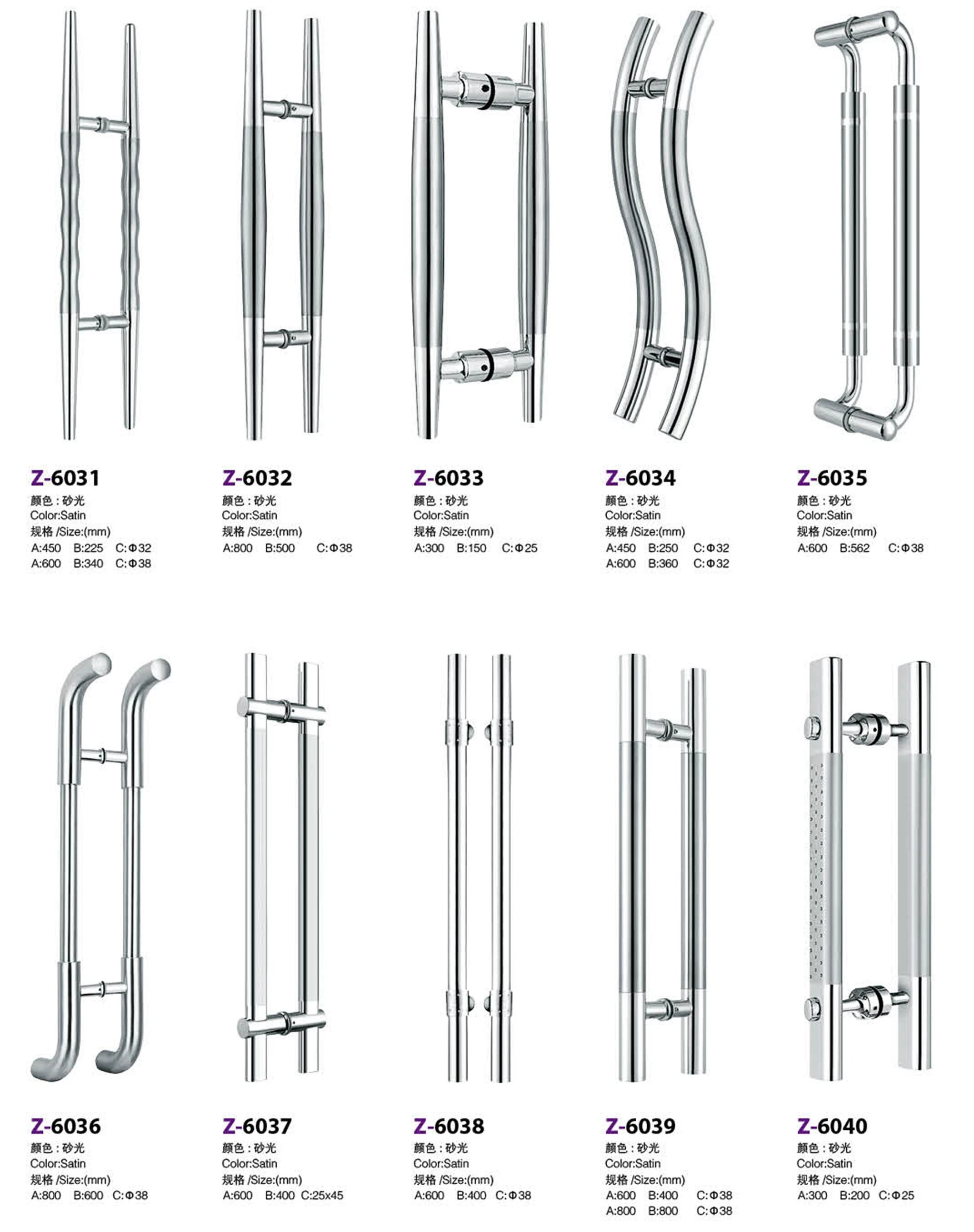 Wholesale Customizable High Quality Stainless Steel Handles