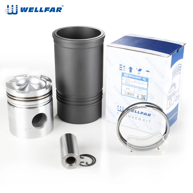 Nt855 Nt855a Nta855 Engine Parts Cylinder Liner 3055099 3801826 Piston ...