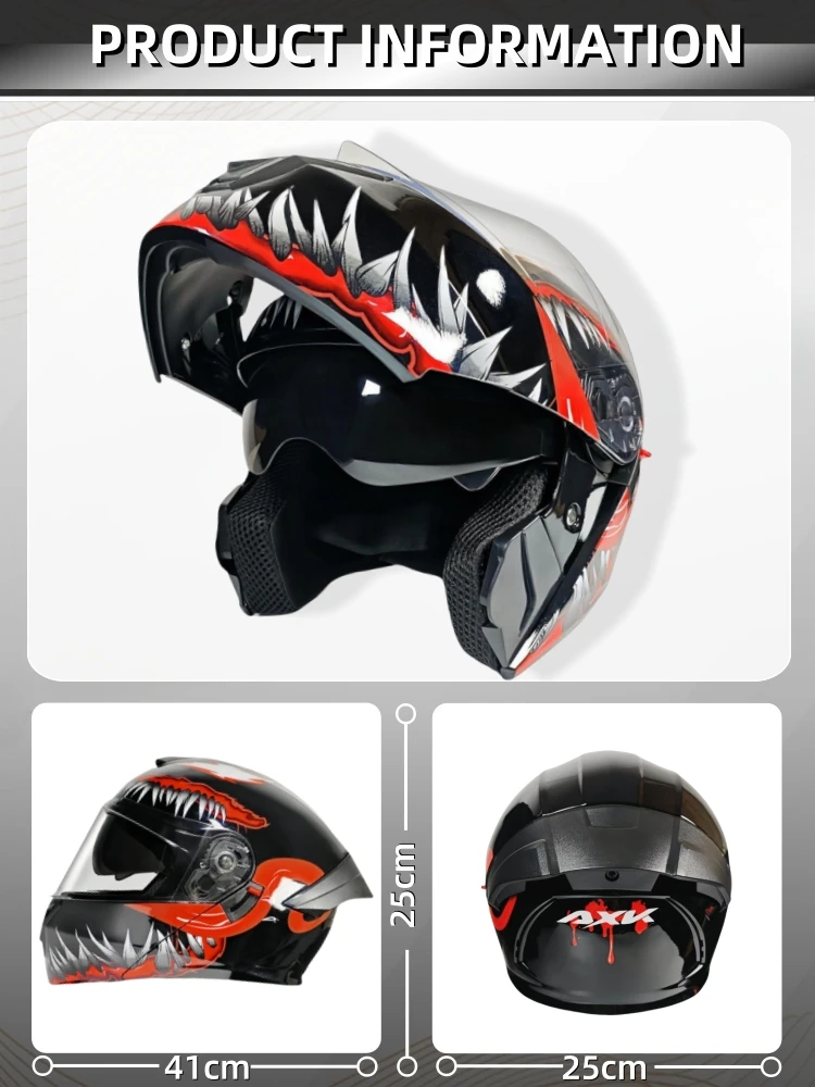 Abs Modular Portable Motorcycles Motocross Motorbike Helmet