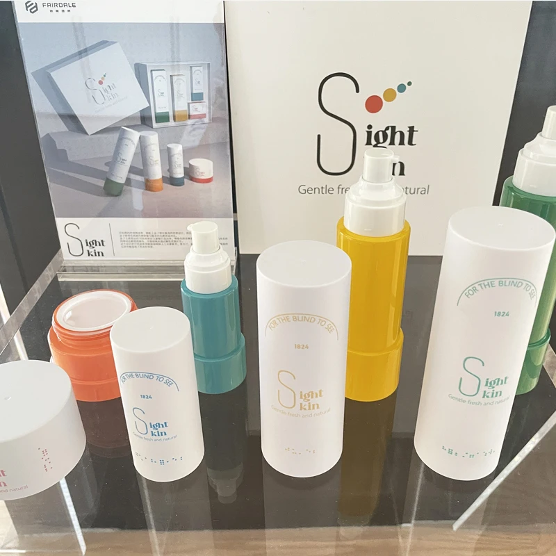 Luxury Unique Glass Skincare Containers Jars Set Refillable