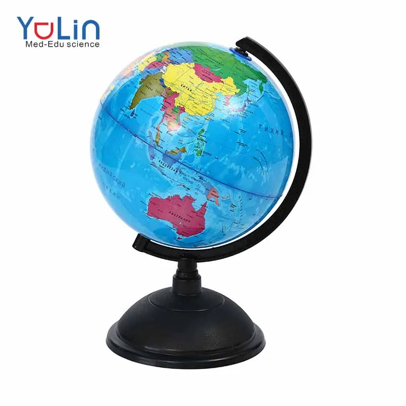 Geography Teaching Equipment World Earth Map Russian Version Globe ...