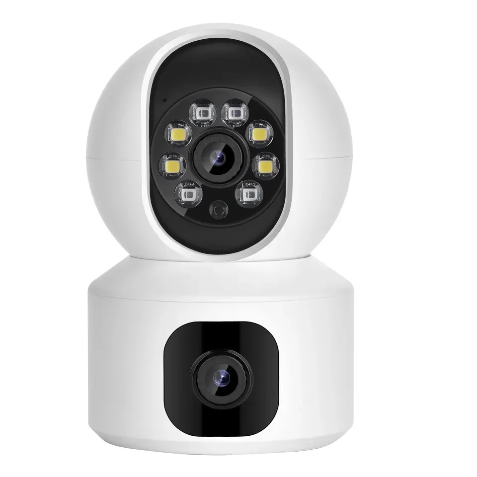 V380 Full HD Mini Dome Smart Home Security Camera Dual Lens 360 Degree ...