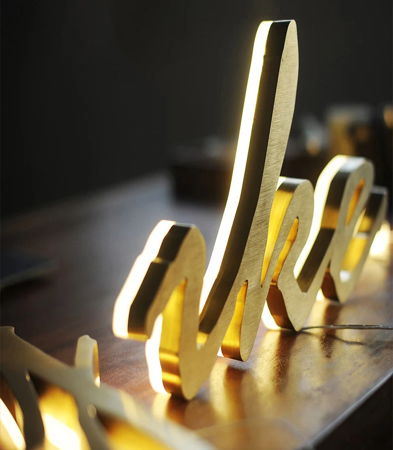 Custom Logo Outdoor Advertising Display Large Channel 3d Led Letter ...