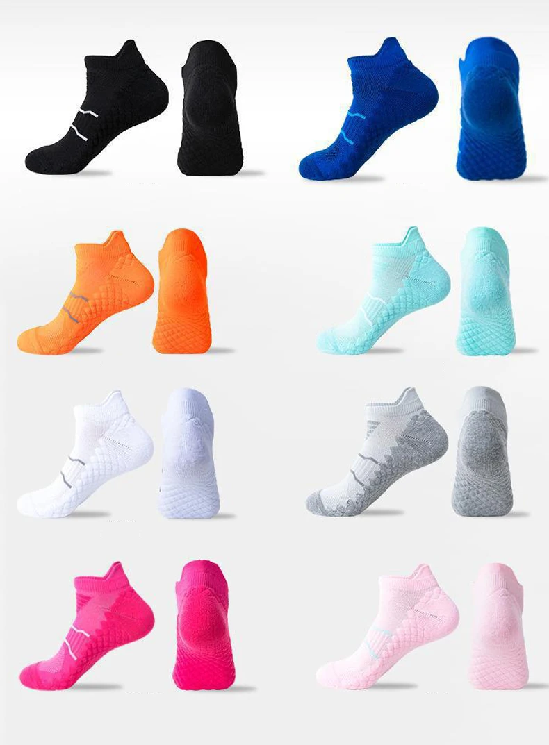 High Quality Logo Design Running Elite Men Terry Ankle Sport Socks ...