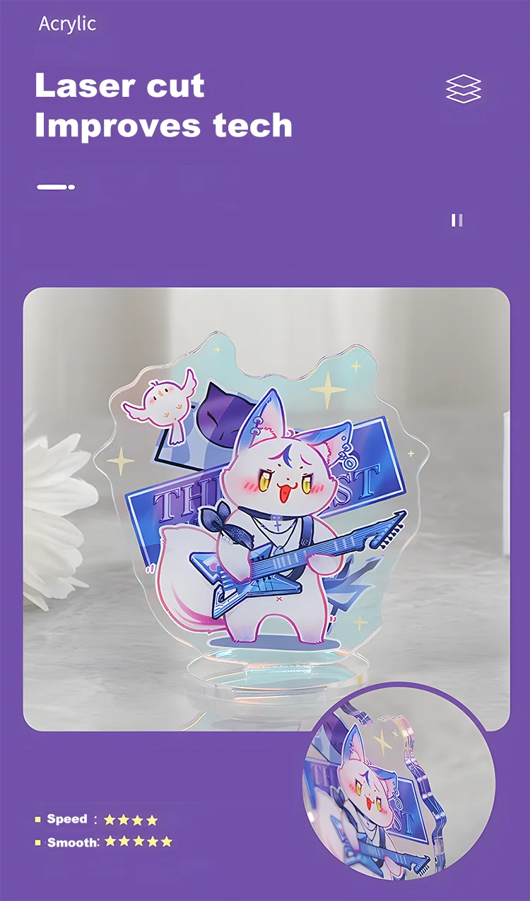 Anime Standee Custom Acrylic Stand Cartoon Character Design on You Own ...