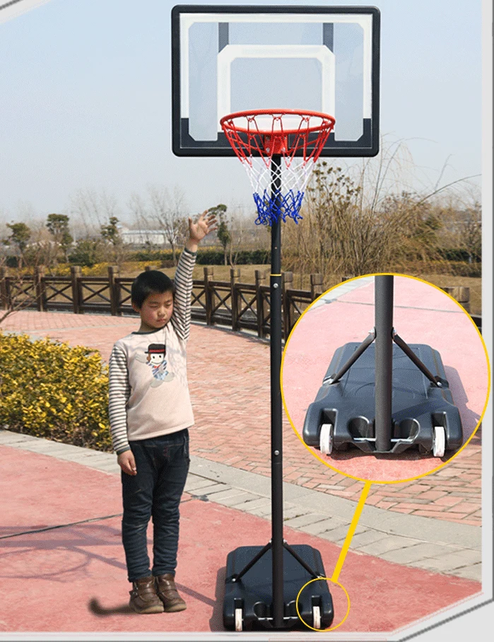 Move Basketball Hoop Stand Free Standing With Height Adjustable For ...