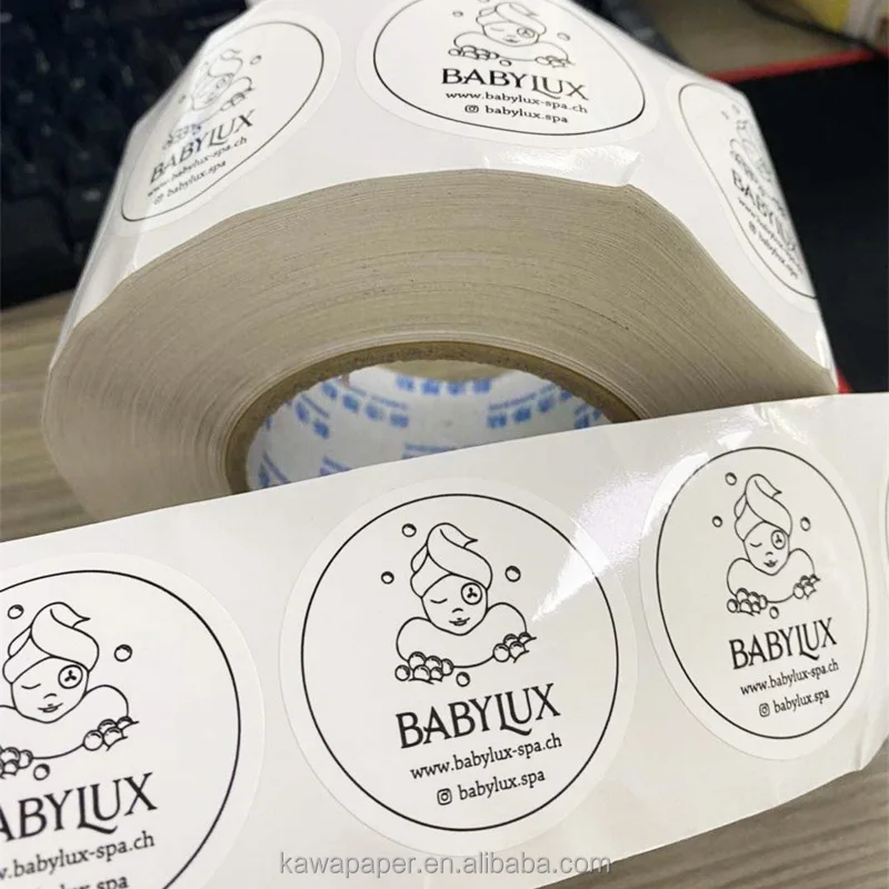 Custom Printed Round Stickers - Waterproof & Adhesive