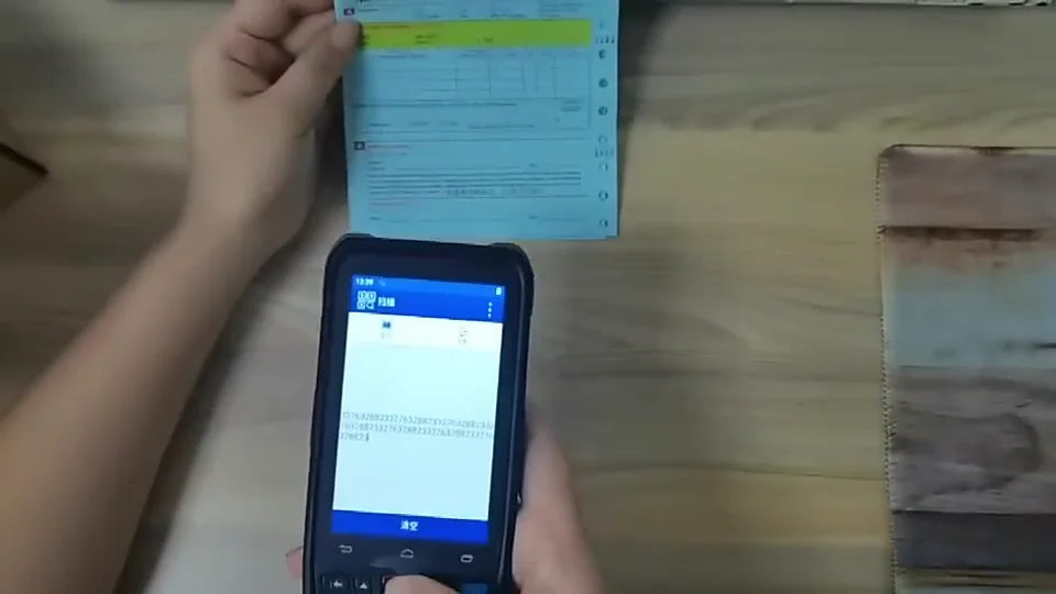 4 Inch Hd Screen Physical Keypad Android 10 Os Qr Code 2d Barcode ...