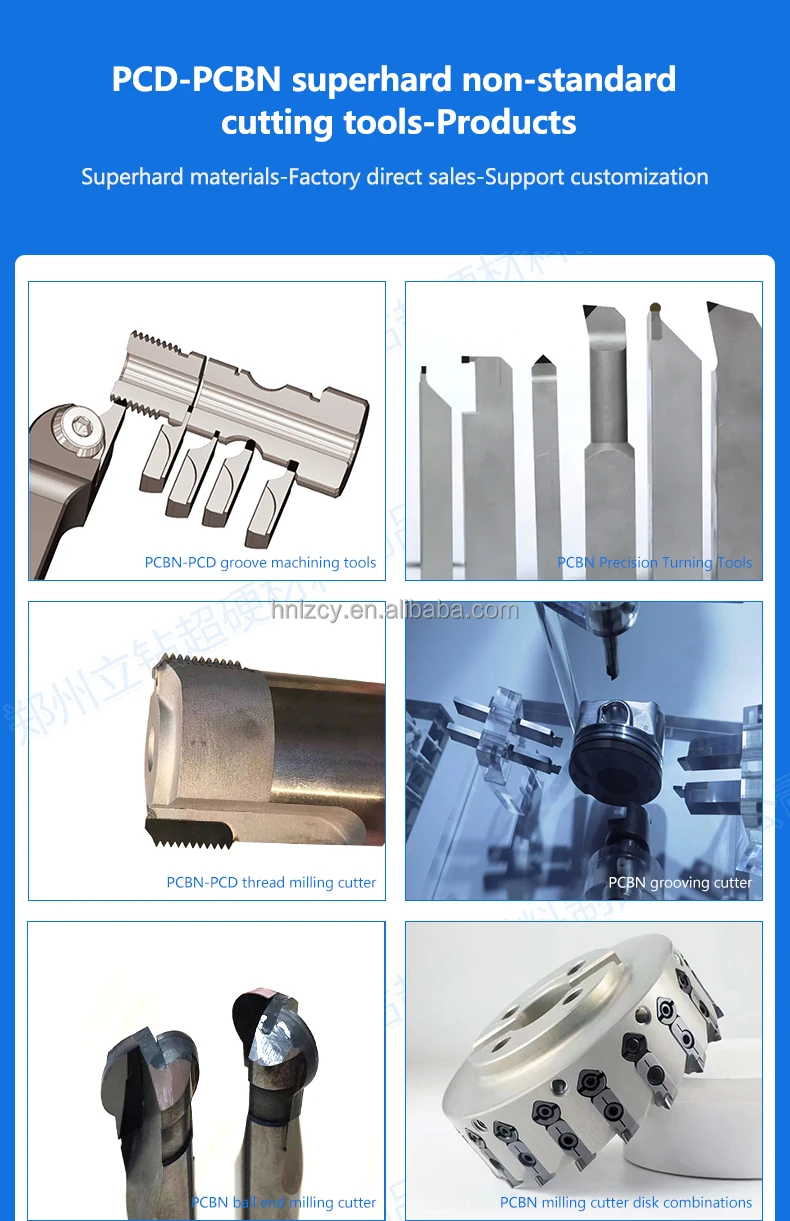 Cubic Boron Nitride Thread Milling Cutter - Buy Gear Milling Cutter ...