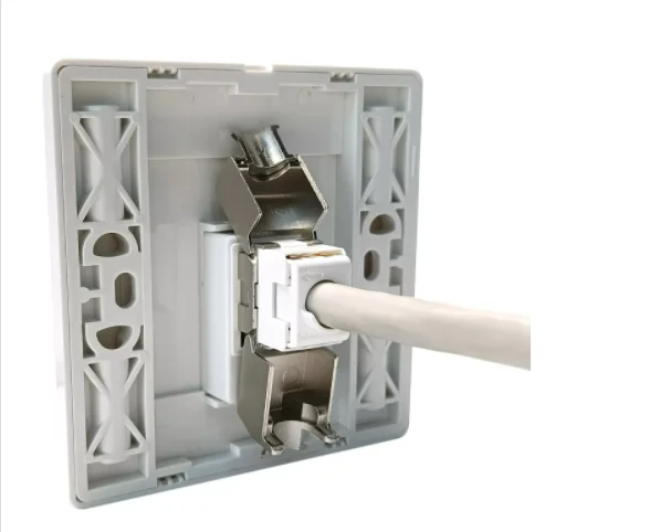 Rj45 Cat6a Cat7 Keystonejack With Shielded Toolless 8p8c Keystone ...