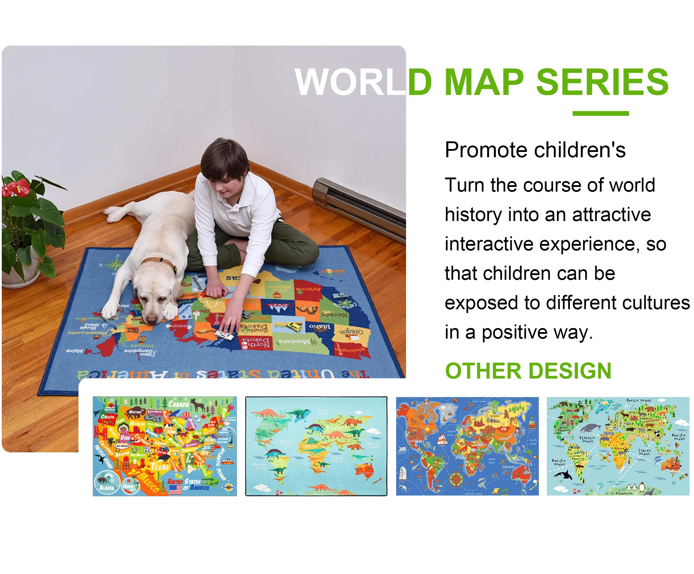 Custom Kids Playmat Pvc Foam Animal Baby Play Mat Rugs Floor Carpet Kid ...