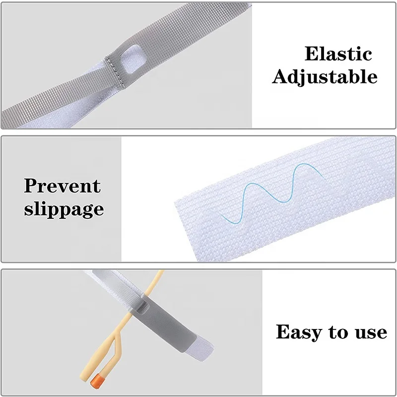Adjustable Hook and Loop Strap Catheter Stabilization Device