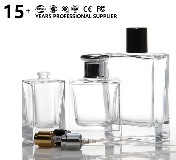 Empty Frosted Clear Luxury Beautiful High Quality Rectangle Shape Empty ...