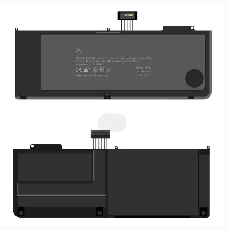 10.95v 77.5wh Laptop A1286 A1382 Battery Genuine For Early/late 2011 ...