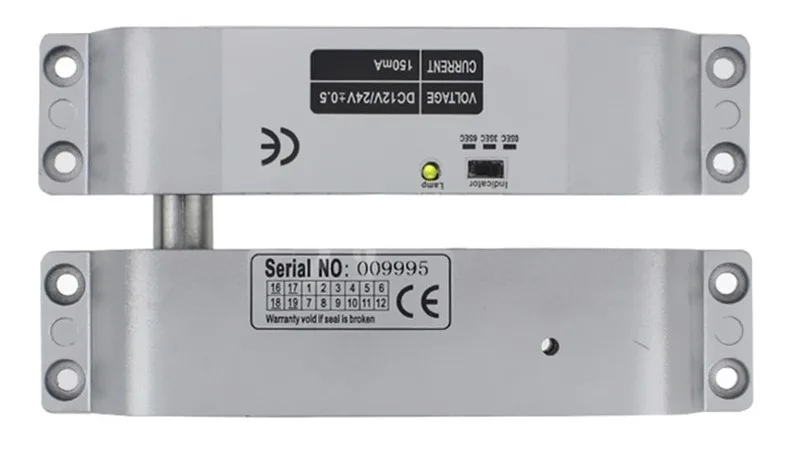 Surface Mounted Electronic Electric Drop Bolt Door Lock With Auto ...